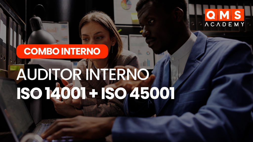 Combo: Curso de Auditor Interno ISO 14001 e ISO 45001 | QMS Brasil