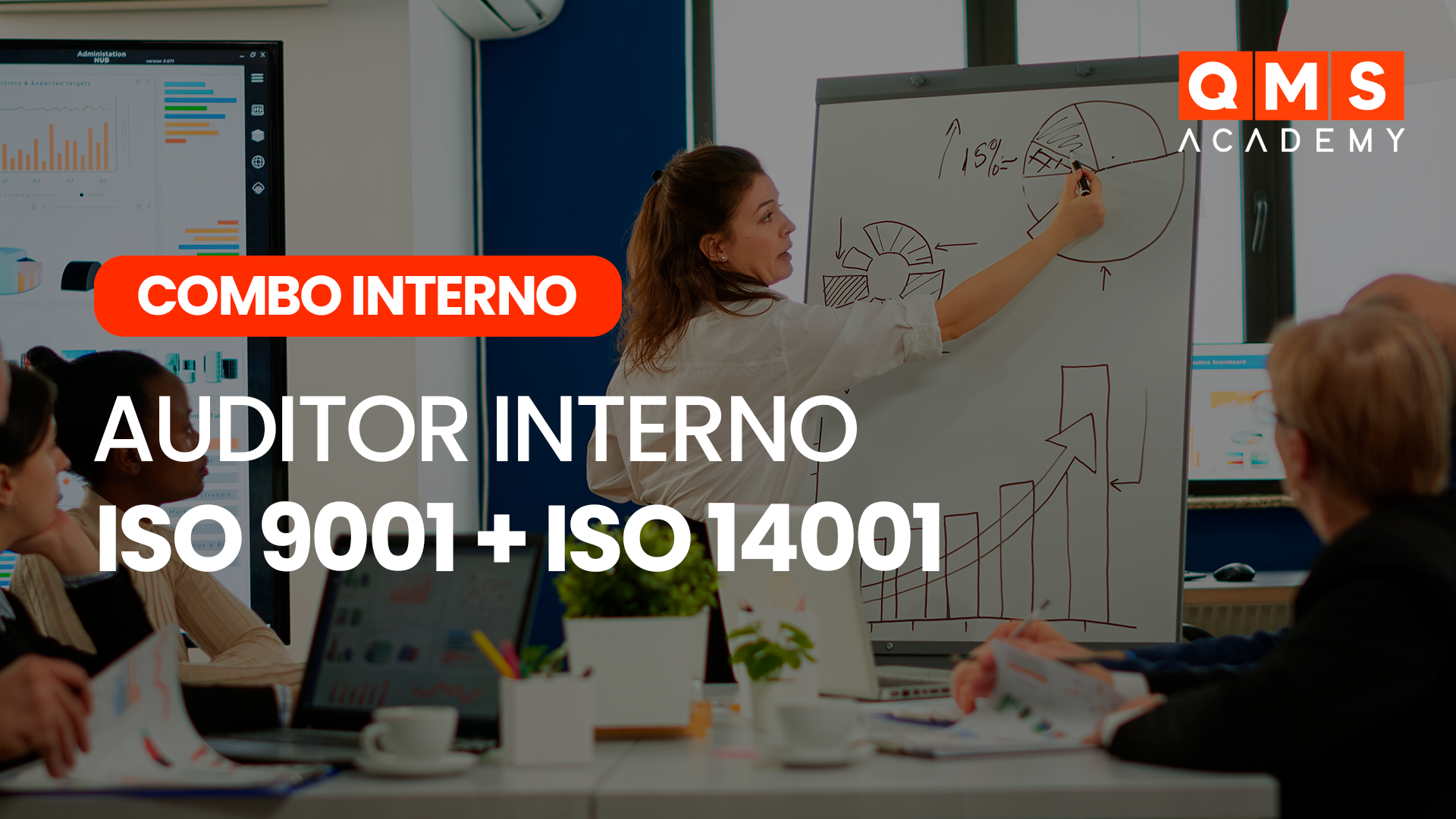 Combo: Curso de Auditor Interno ISO 9001 e ISO 14001 | QMS Brasil